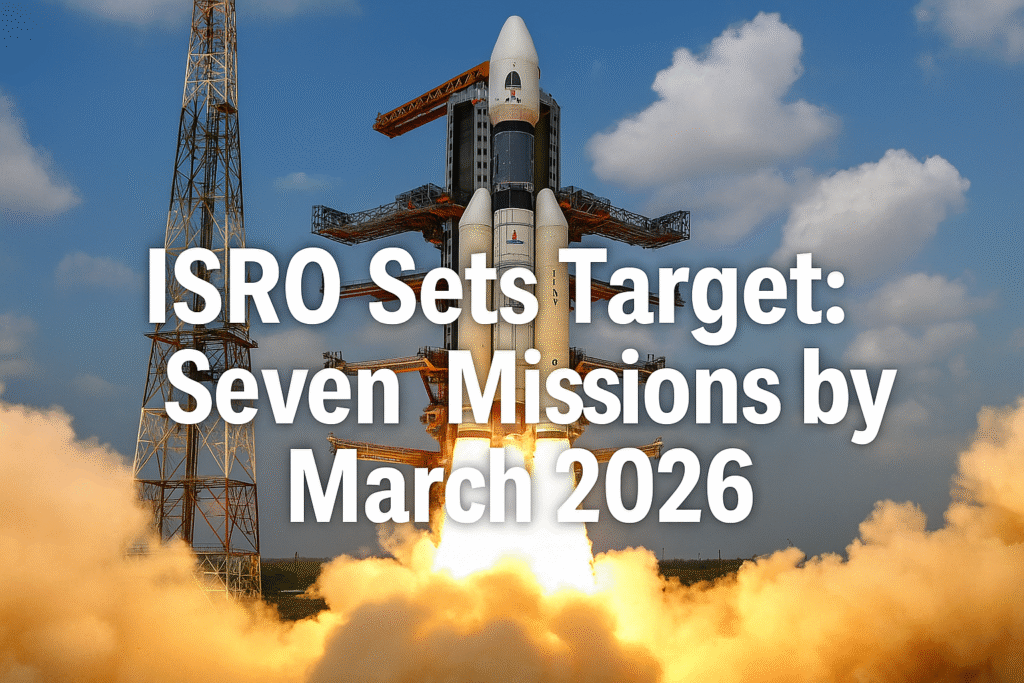ISRO Gears Up for Seven Major Space Missions by March 2026 - Globalicons